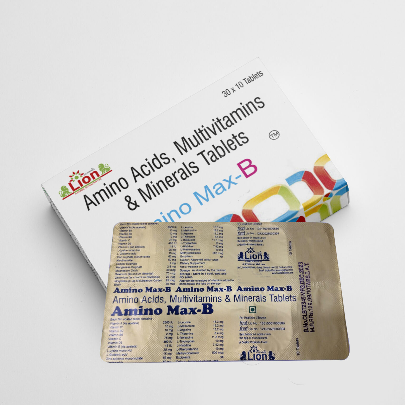 AMINO MAX-B – Lionlife Sciences